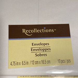 Recollections | Office | 5 Packs Of White Envelopes 5 Envelopes In ...